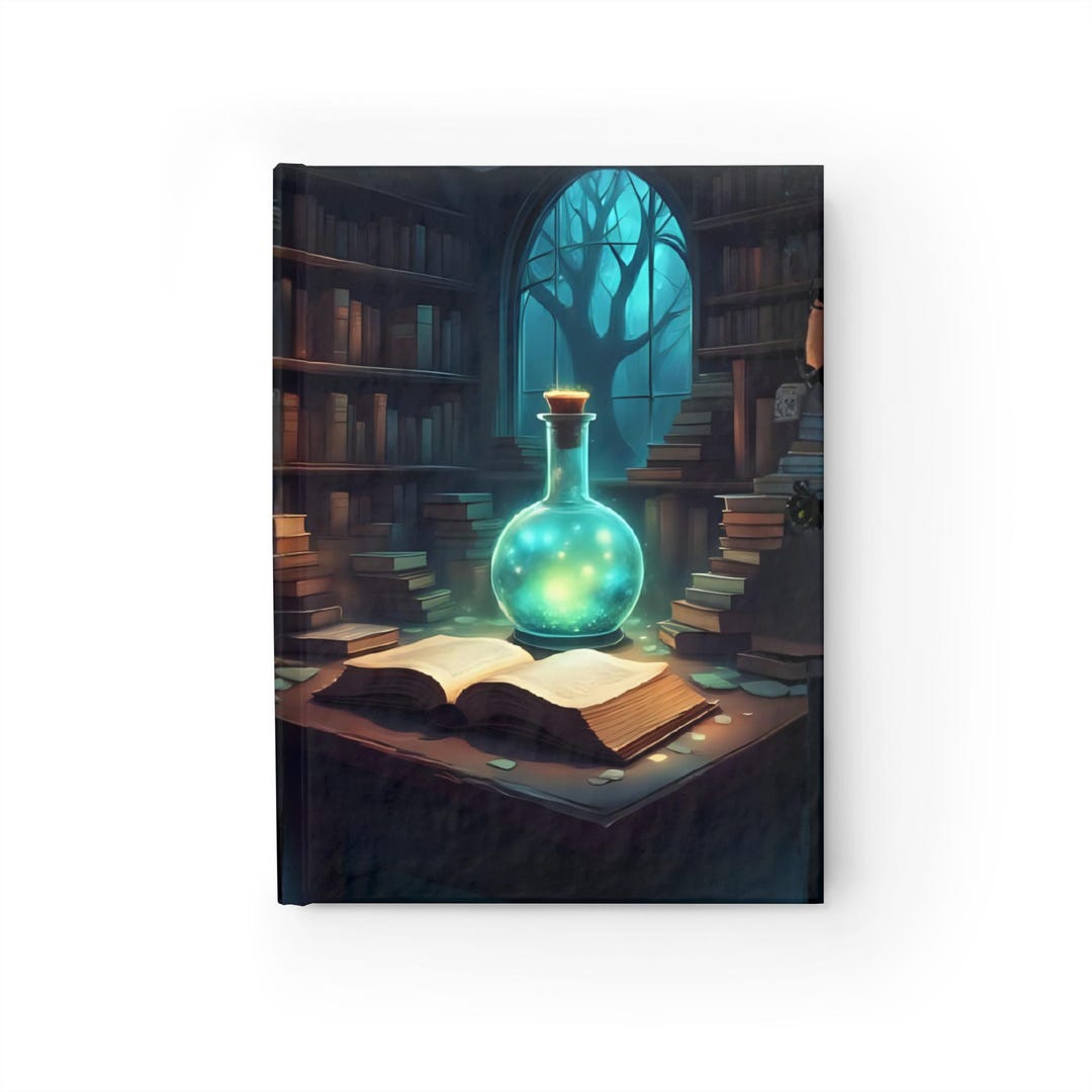 Mystical Library Writing Journal: Vintage Book Diary, Gift for Writers ...