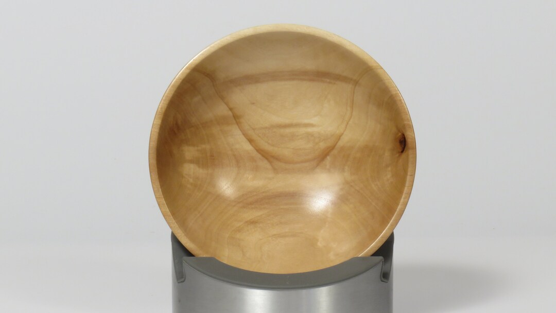 River Birch Wooden Bowl, 5 11/16 Inch Diameter, Hand Made Birch Bowl ...