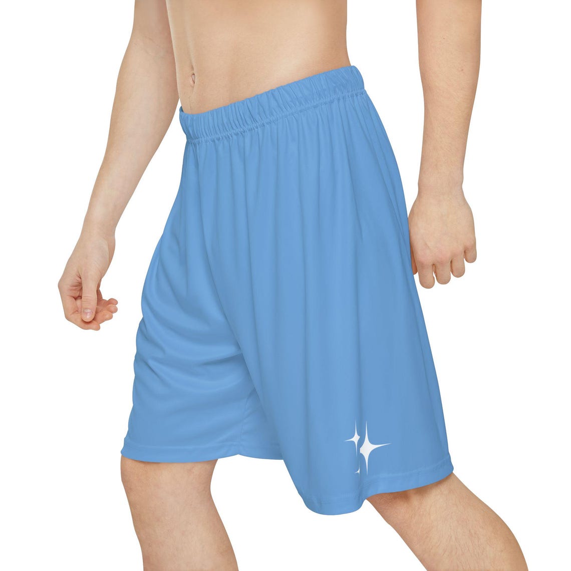 Light Blue Shorts Men's Baby Blue Basketball Shorts Baggy Carolina Blue ...