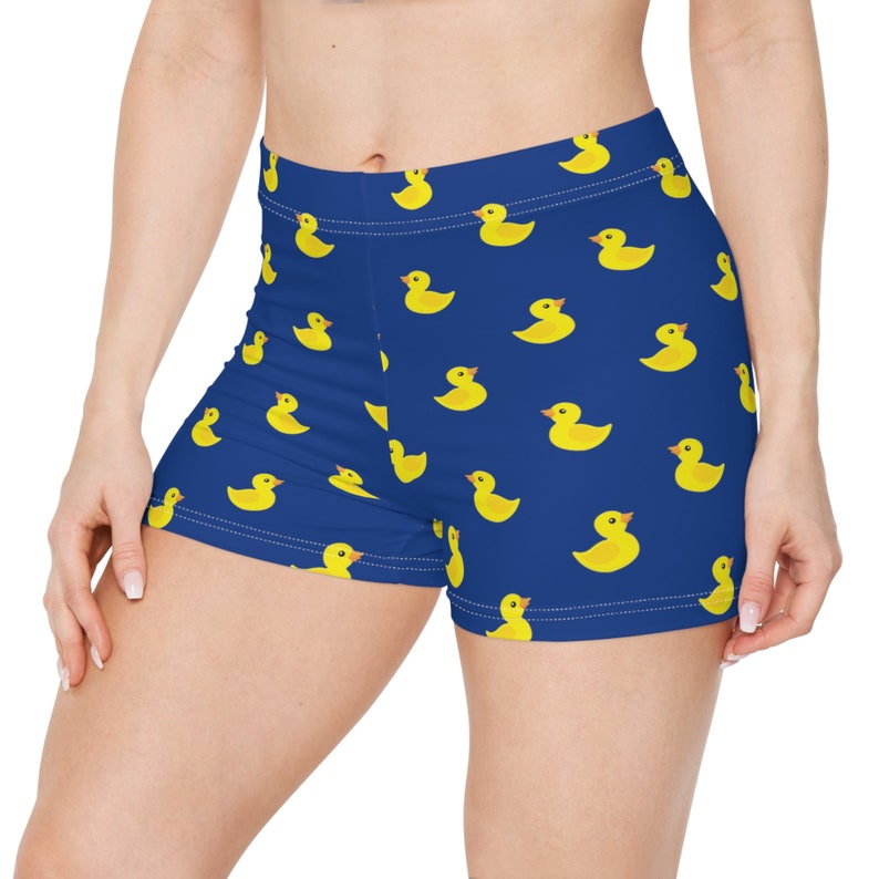 Duck Booty Shorts Cute Blue & Yellow Duck Matching Booty Shorts Duck ...