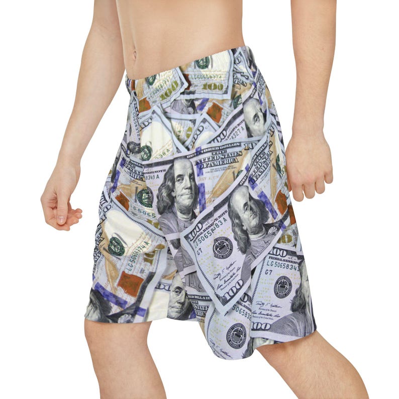 Money Shorts: Men's Hundred Dollar Bill Print - Novelty Clothing - Etsy