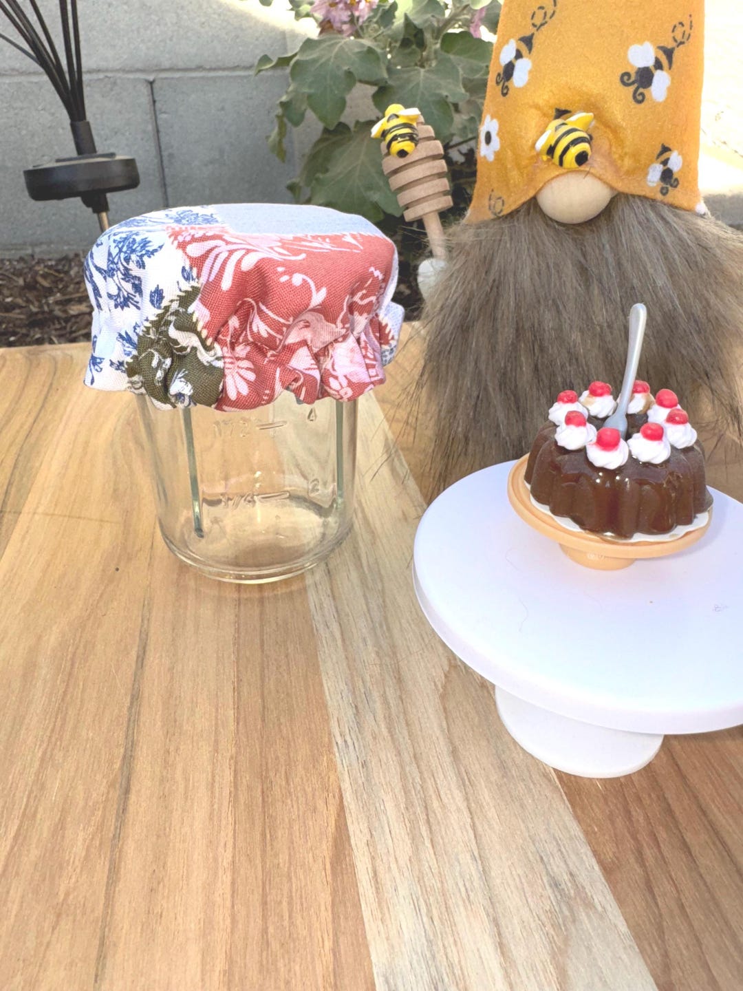 Cottagecore Sourdough Starter Jar Kit and Cover Cup Size 100% Cotton ...