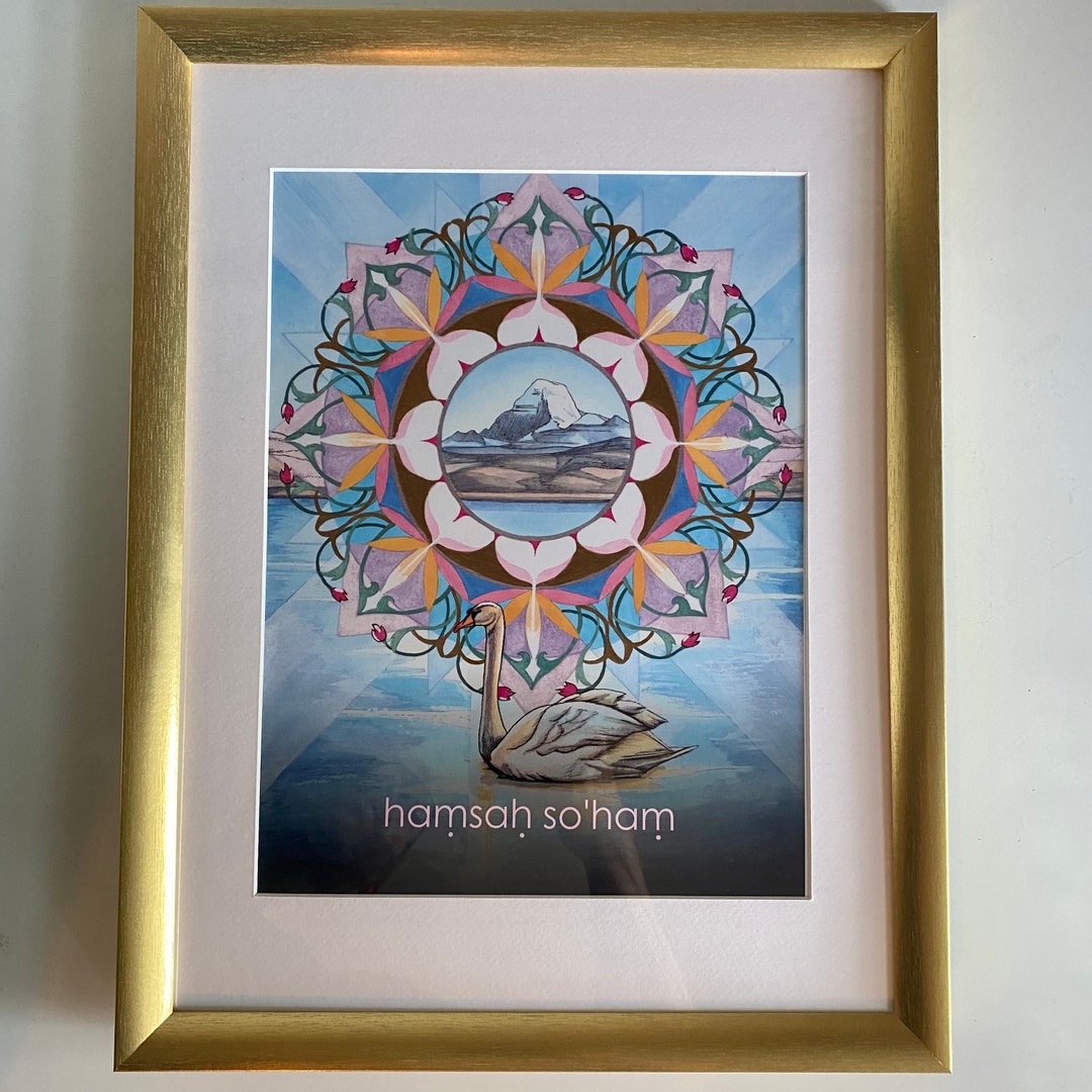 Hamsah So'ham Mantra Oracle Art Print - Etsy
