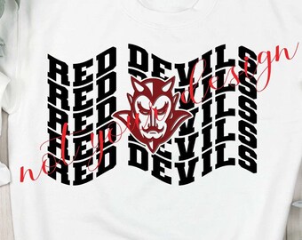 Russell Red Devils PLAID PNG Sublimation Digital Instant - Etsy