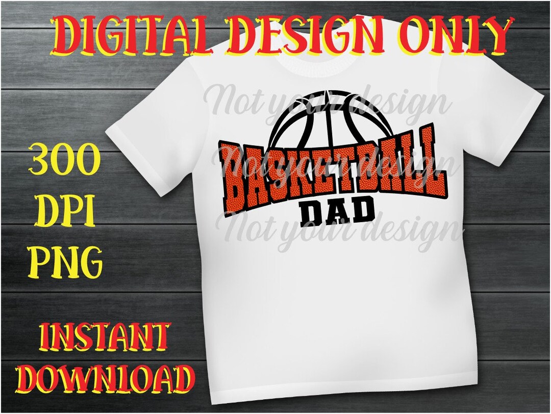 Basketball Dad Digital Design - Etsy
