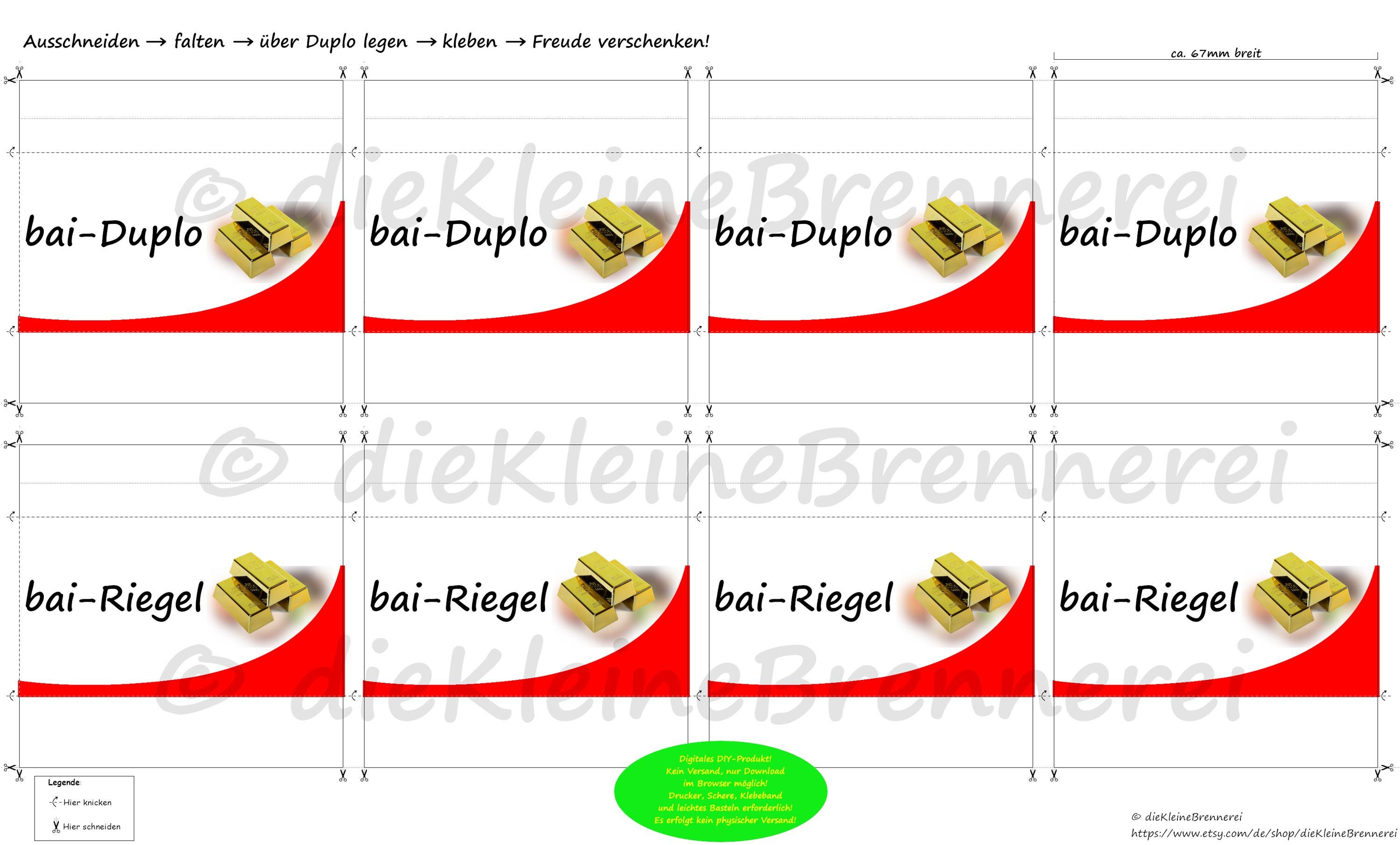 DUBAI Duplo Bar - GOLD Edition - 8 Duplo Labels De Luxe for Self ...