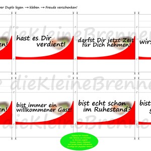 DU bist Rentner - 8 Sprüche zum Ausdrucken als Duplo-Banderole - Etsy.de