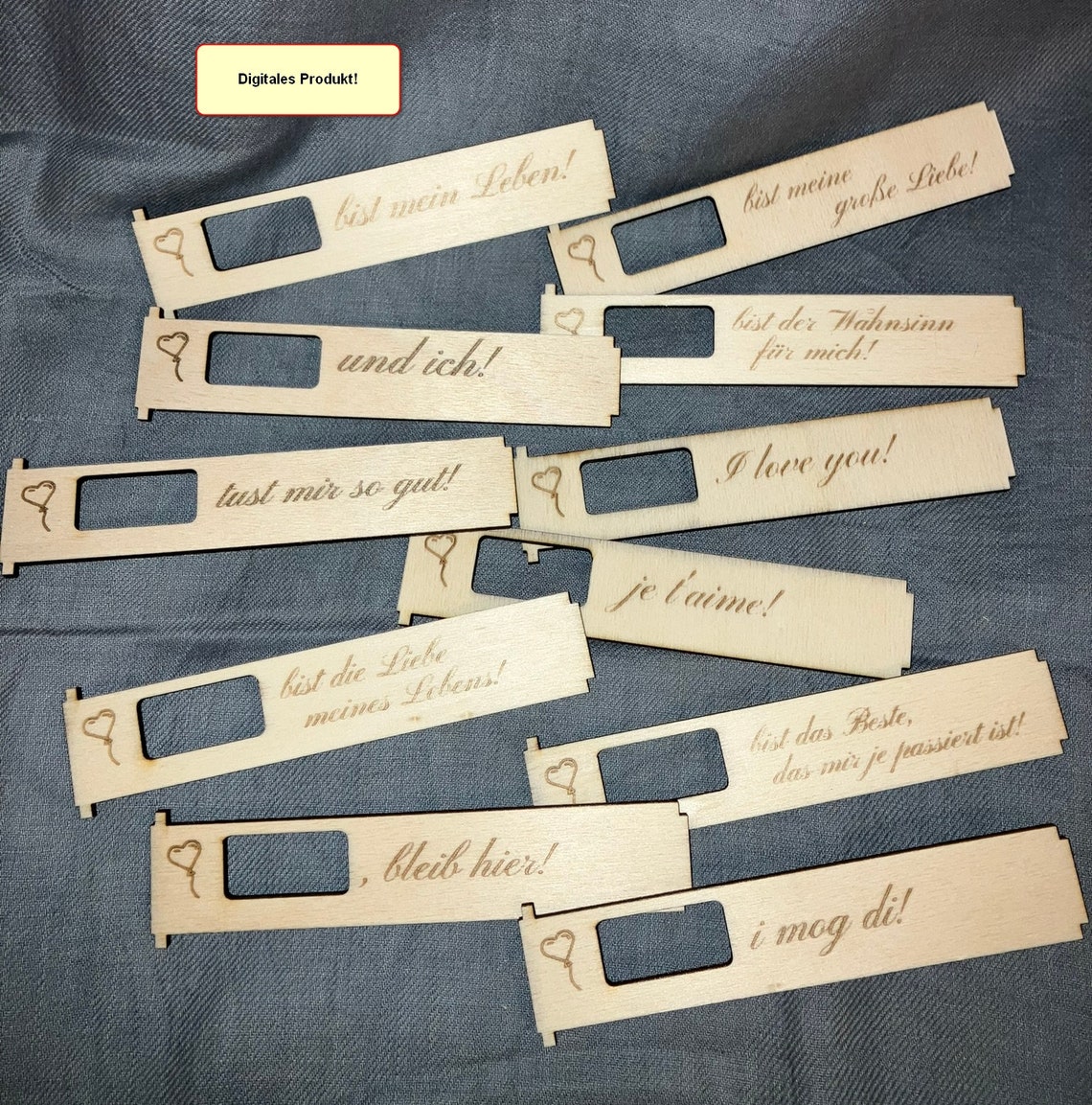 DU bist Duplo-Box 28 Laser Cut Vorlagen, Holzstärke mit 3mm und 4mm ...