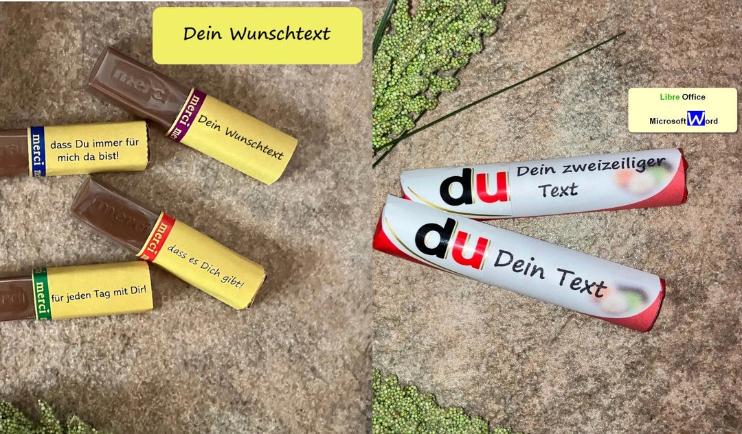 Duplo and Merci Label Template to Make Yourself Download Attention ...