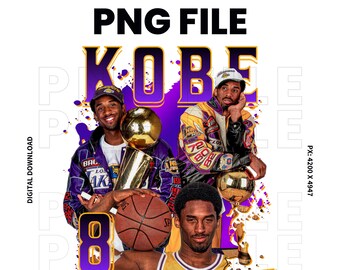 Kobe Bryant Png - Etsy