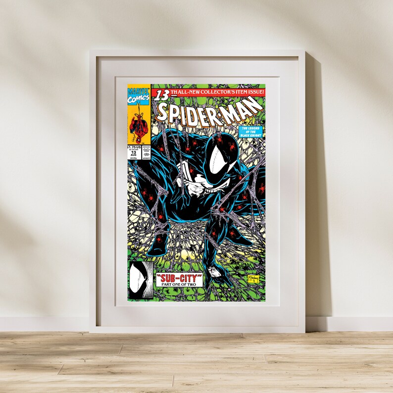 Spider-man Comic Book Cover - Sub-city - Digital Poster Digital ...