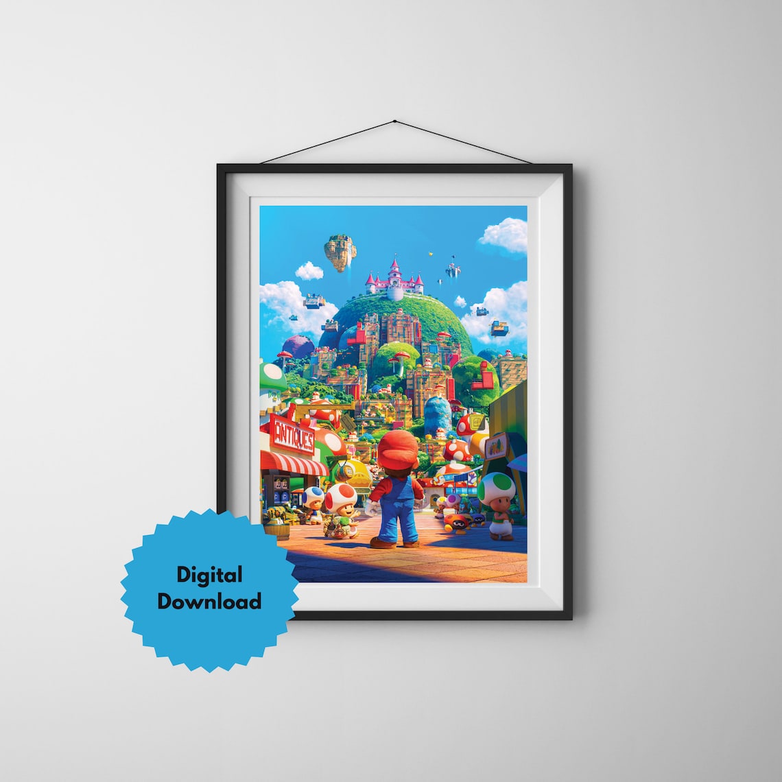 Super Mario Bros Poster Digital Poster Download A3 & A4 - Etsy Australia