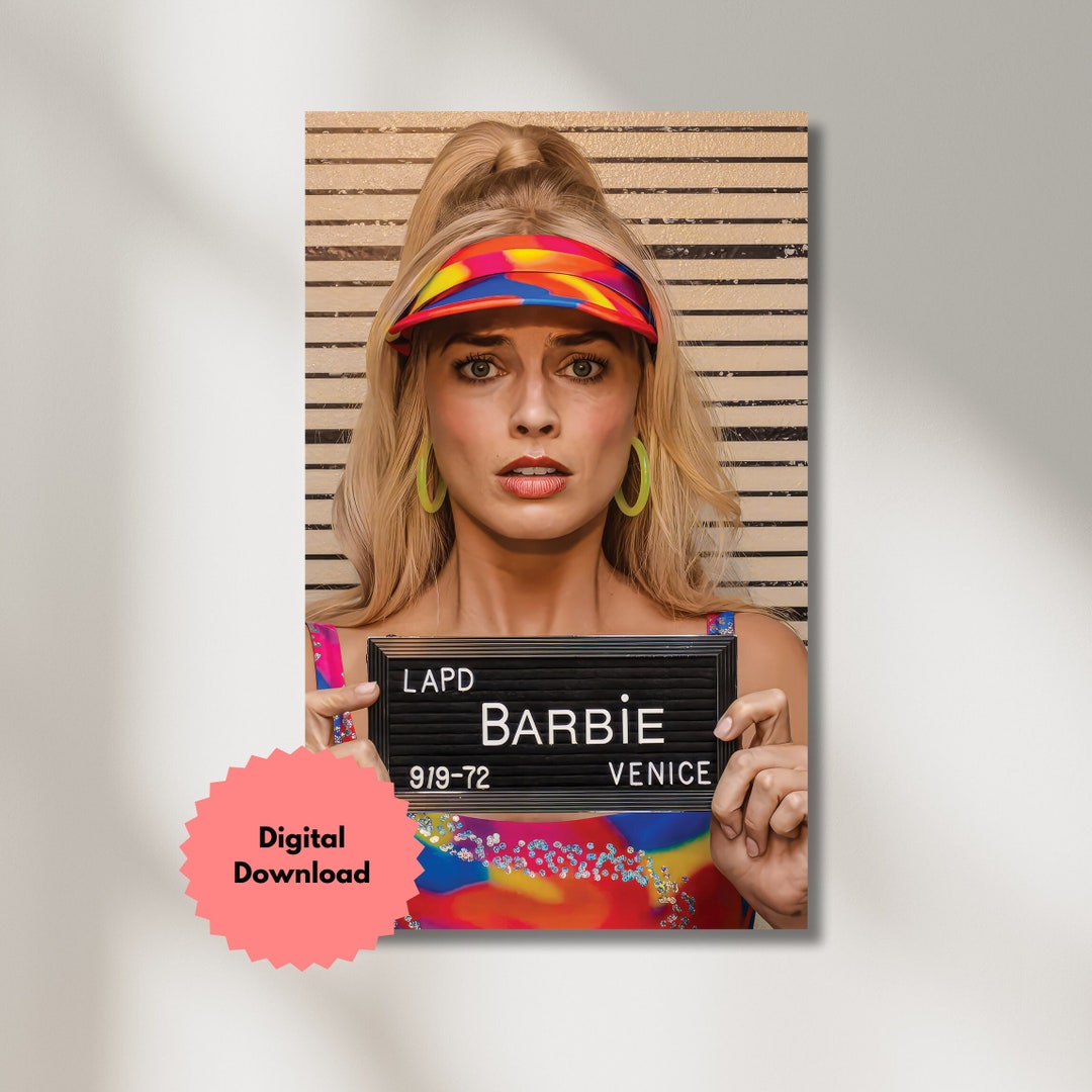 Barbie Jail Poster Digital Poster Download 300 DPI - Etsy