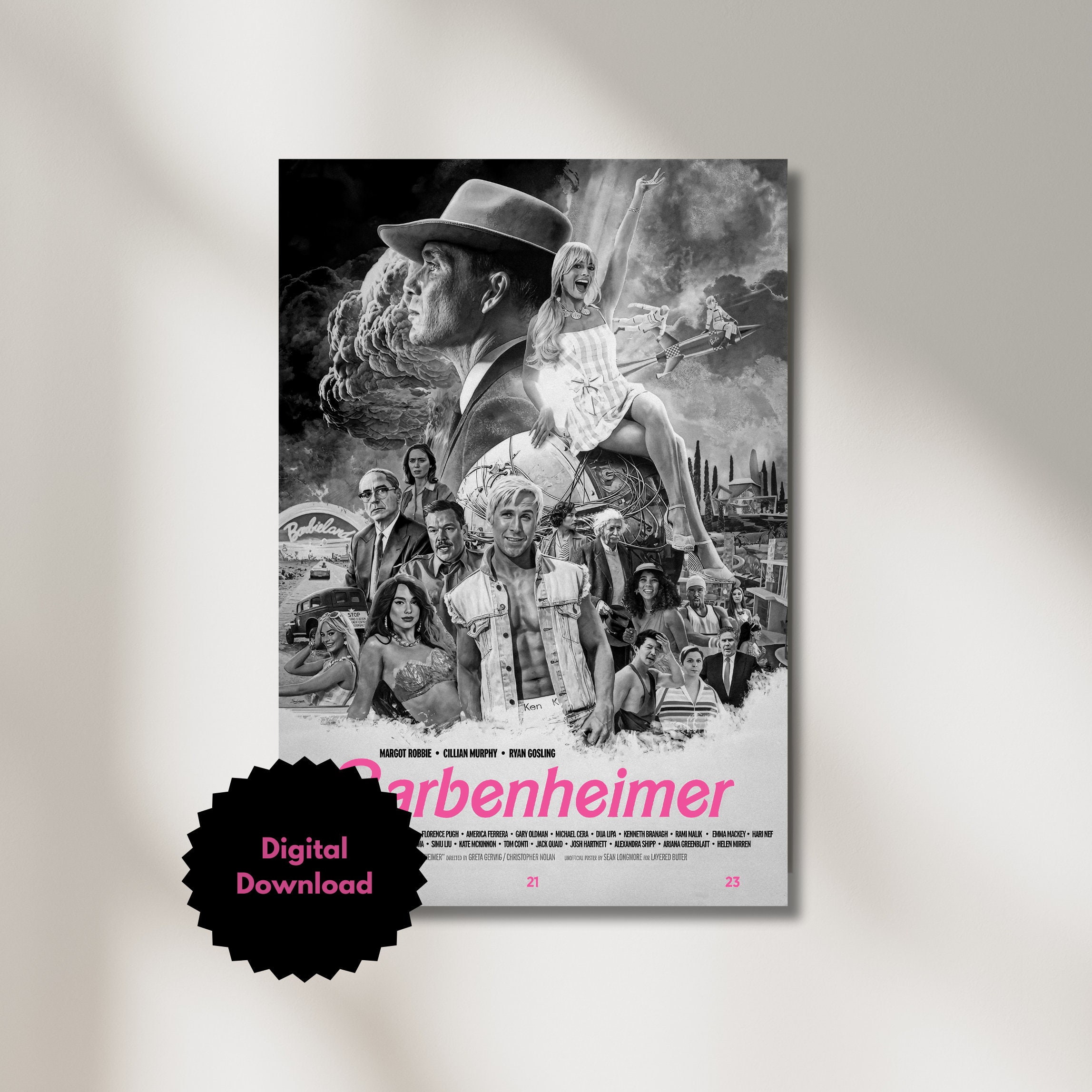 Barbenheimer poster sold by Uruguay | SKU 44080988 | 30% OFF Printerval