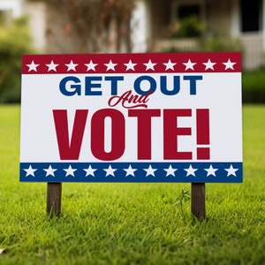 Don't Forget to Vote Yard Sign/weather Resistant Yard Sign With Stake ...