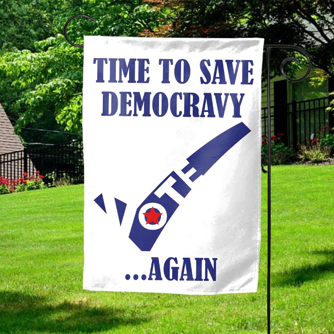 Vote 2024 Flag, Election Garden Flag, Vote Blue, Save Democracy Yard ...