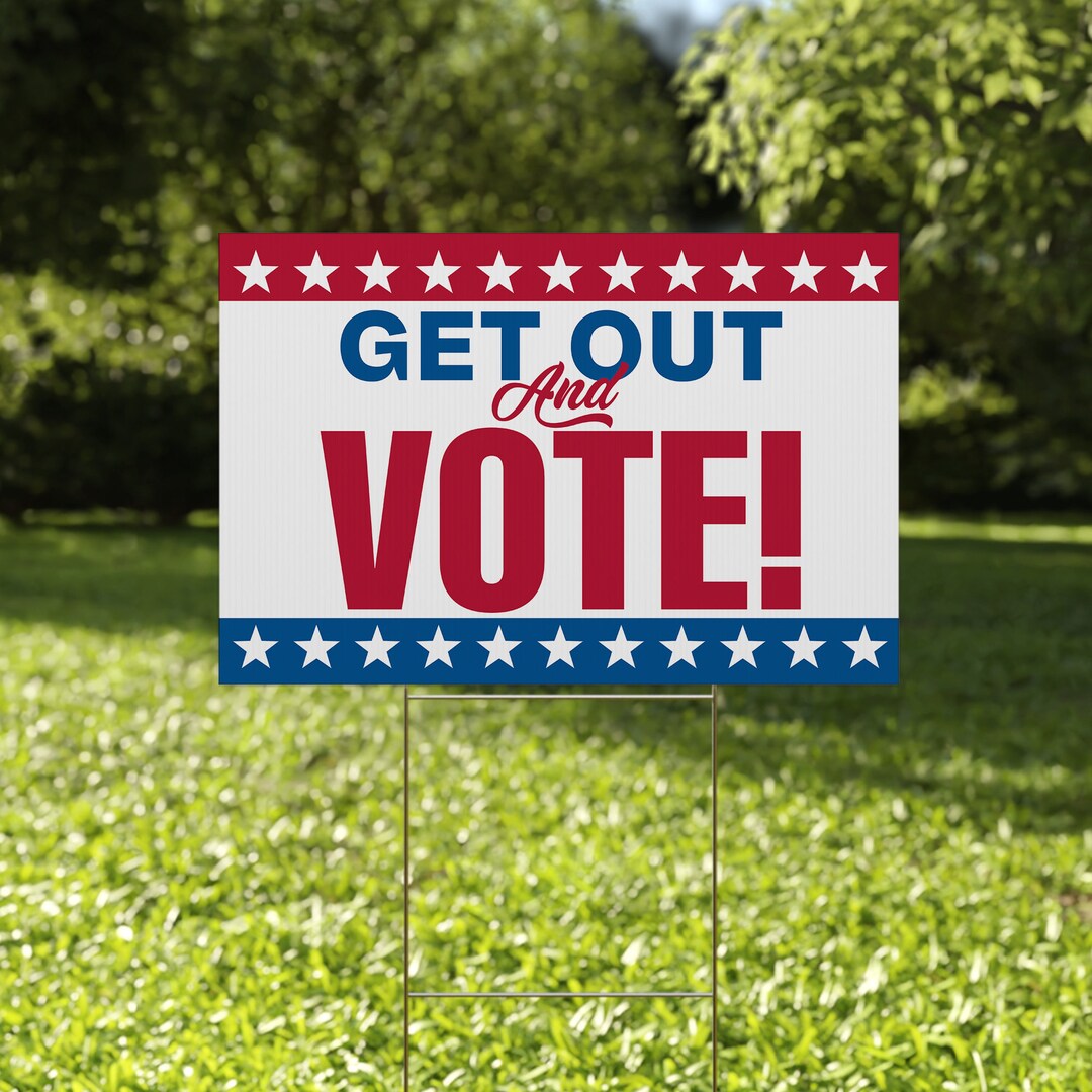 Don't Forget to Vote Yard Sign/weather Resistant Yard Sign With Stake ...