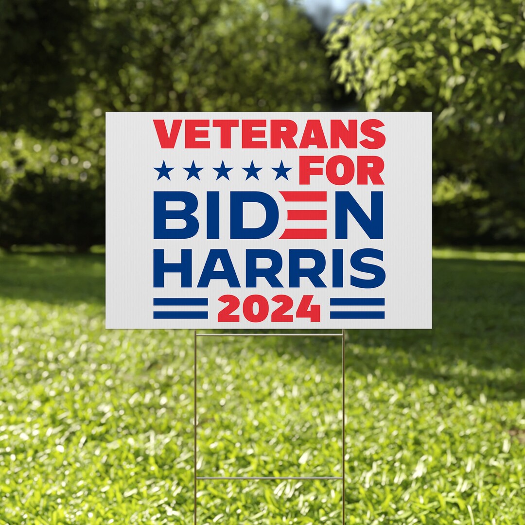 Biden Harris 2024 Yard Sign, Coroplast Joe Biden for President 2024 ...
