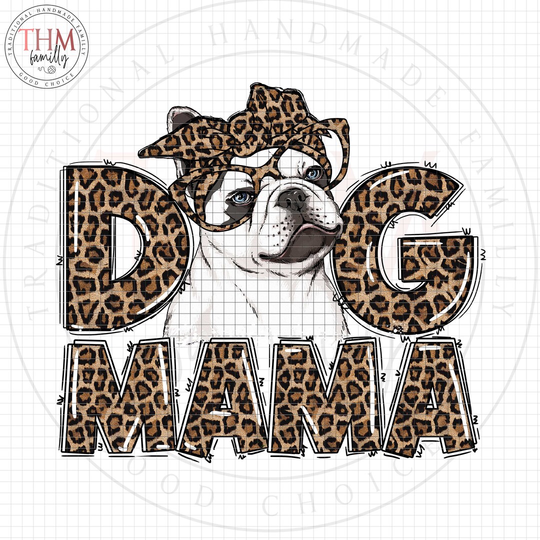Dog Paw Mom White Frenchie Png French Bulldog Lover Gift Sublimation ...