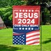 Jesus 2024 Our Only Hope Christian American Flag, Jesus Flag, Our Only ...