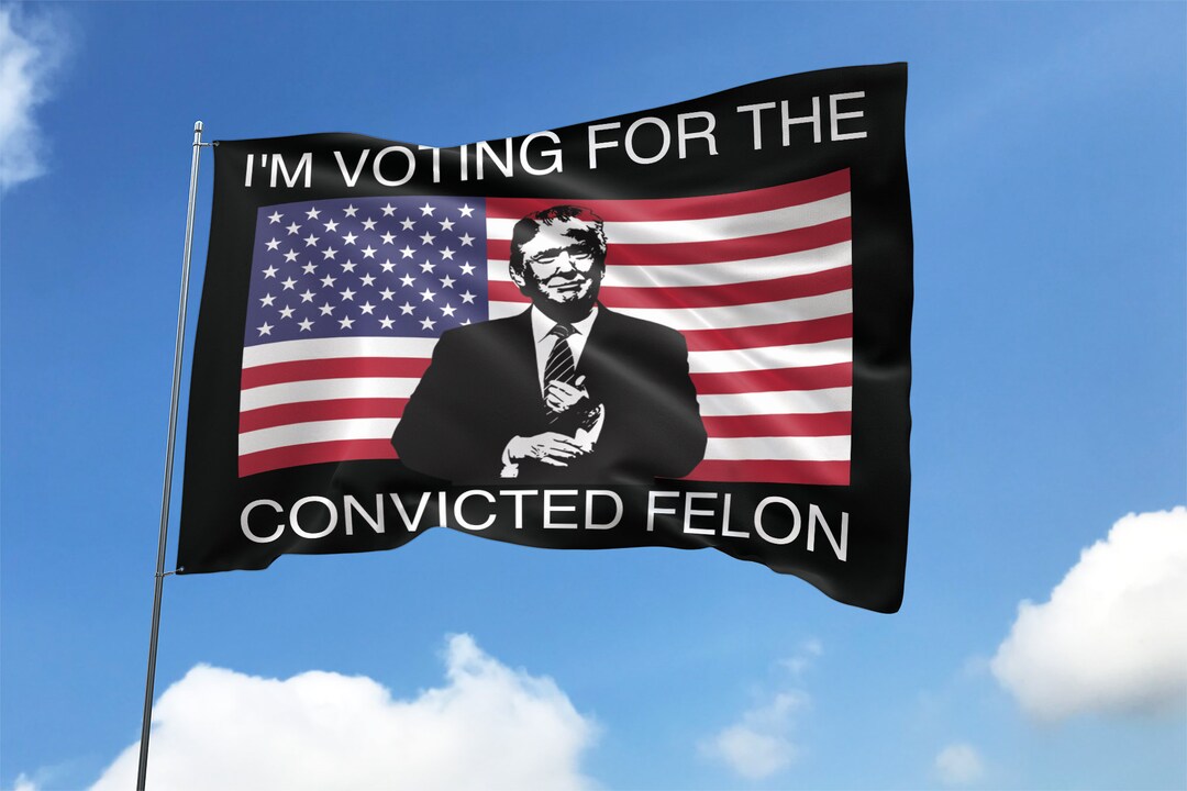 I'm Voting Convicted Felon 2024 House Flag/voting for the Convicted ...