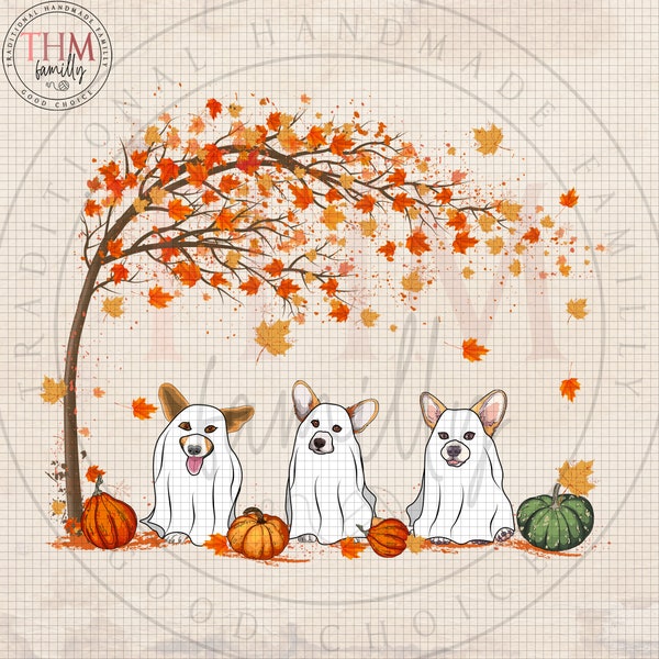 Corgi Ghost Costume - Etsy