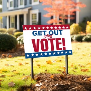 Don't Forget to Vote Yard Sign/weather Resistant Yard Sign With Stake ...