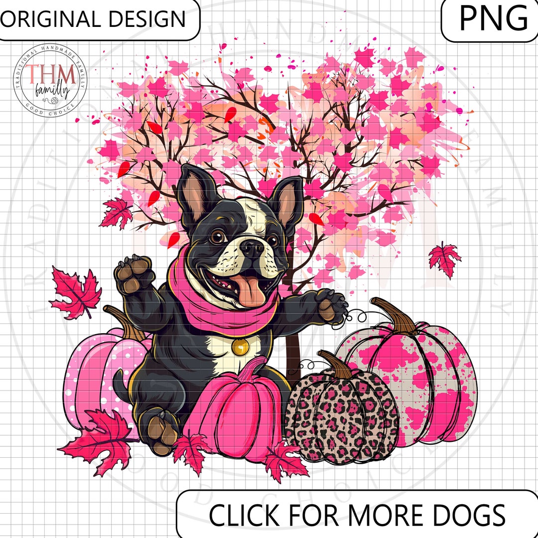 Dog Fall Png/ French Bulldog Fall Sublimation/ Funny Fall - Etsy