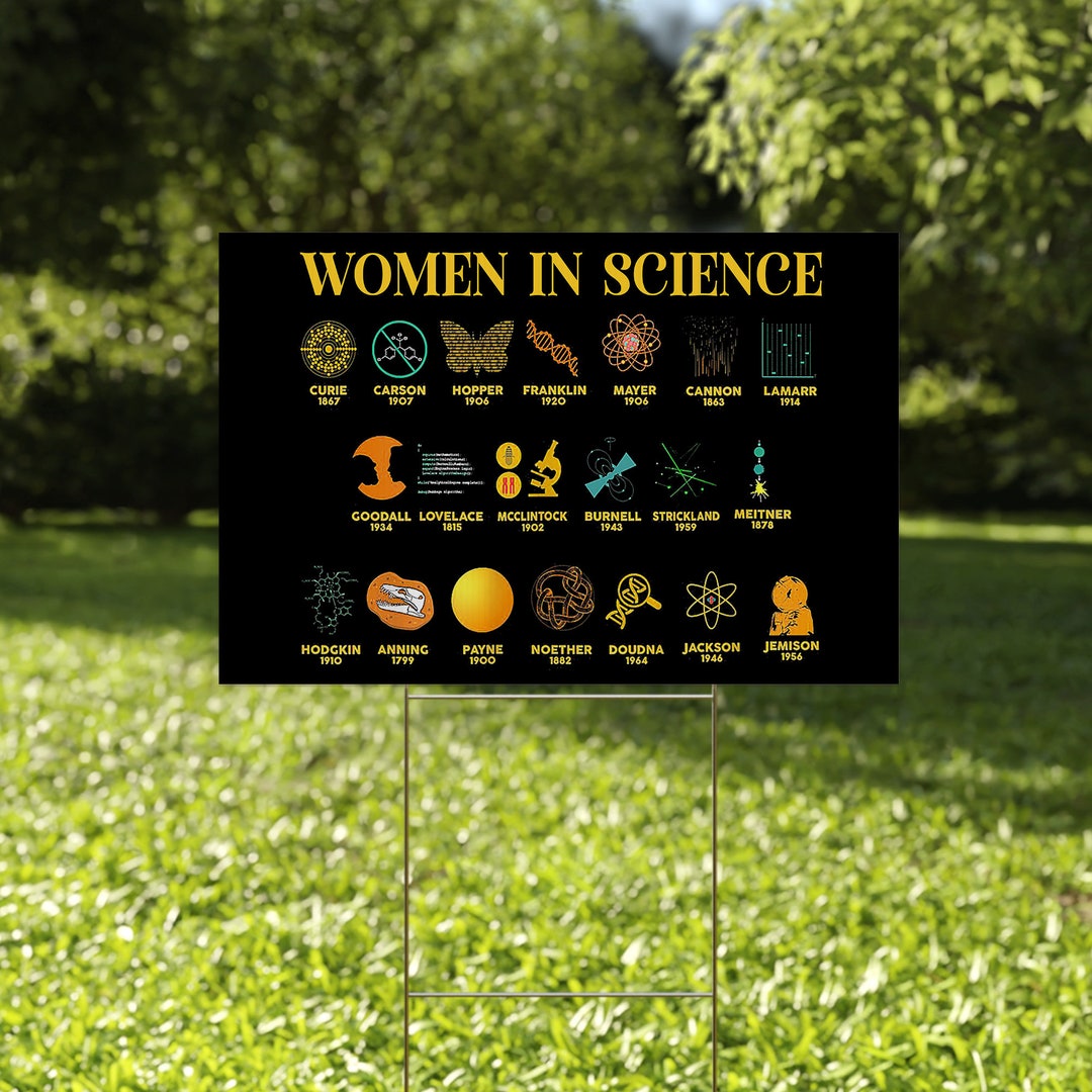 Women in Science Sign, Woman Scientist Sign, Feminist Gift, Gift for ...