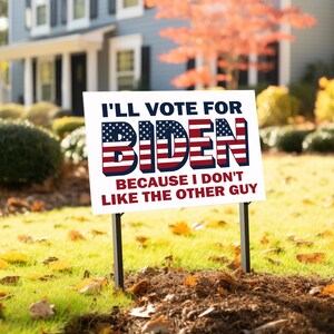 Biden Yard Sign, Coroplast Joe Biden for President 2024 Lawn Sign, 2024 ...