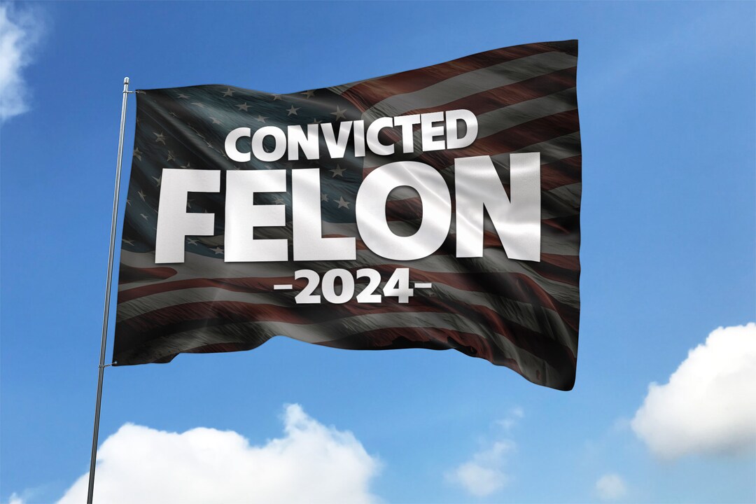 Convicted Felon 2024 Flag, Donald Trump 2024 Flag, 2024 Election Flags ...