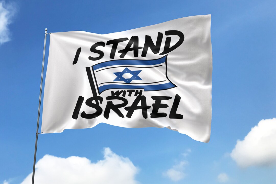 I Stand With Israel Flag, Pray for Israel House Flag, Support Israel ...