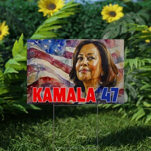 Kamala Harris for President Yard Sign, Kamala Harris 2024 Sign, Harris ...