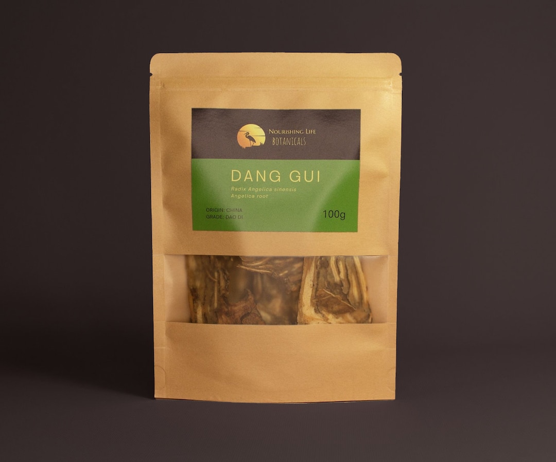 Dong Quai / Dang Gui (angelica Sinensis) - Whole Root Slices - 100g ...