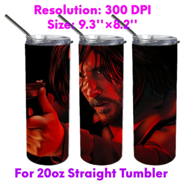 John Wick 20oz - Etsy