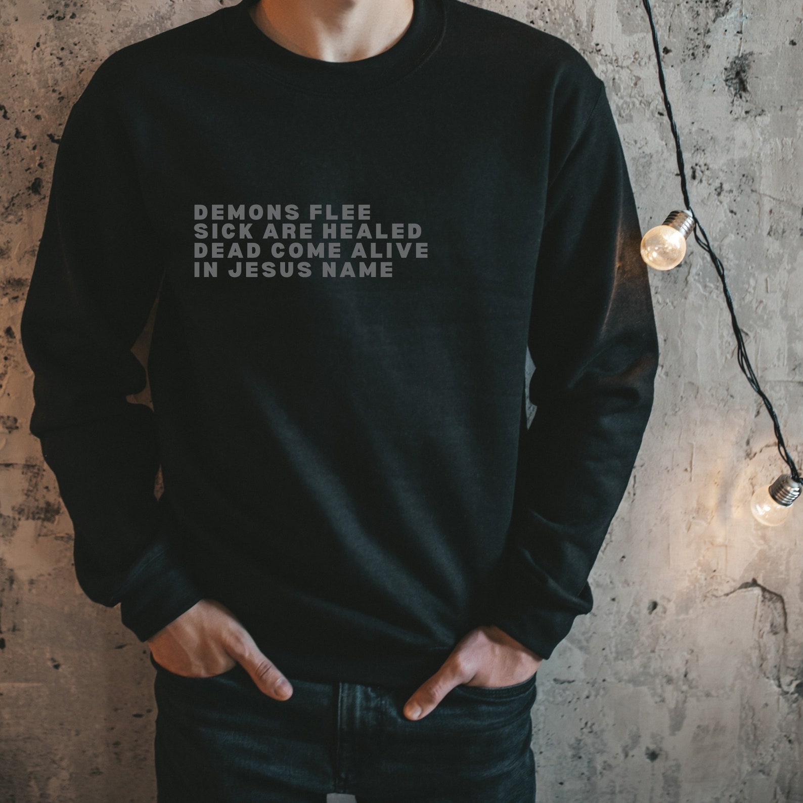 Jesus Sweatshirt for Men and Women Christian Crewneck - Etsy