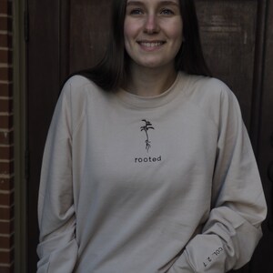 Rooted Crewneck Sweatshirt Christian Sweatshirt for Women Bible Verse ...