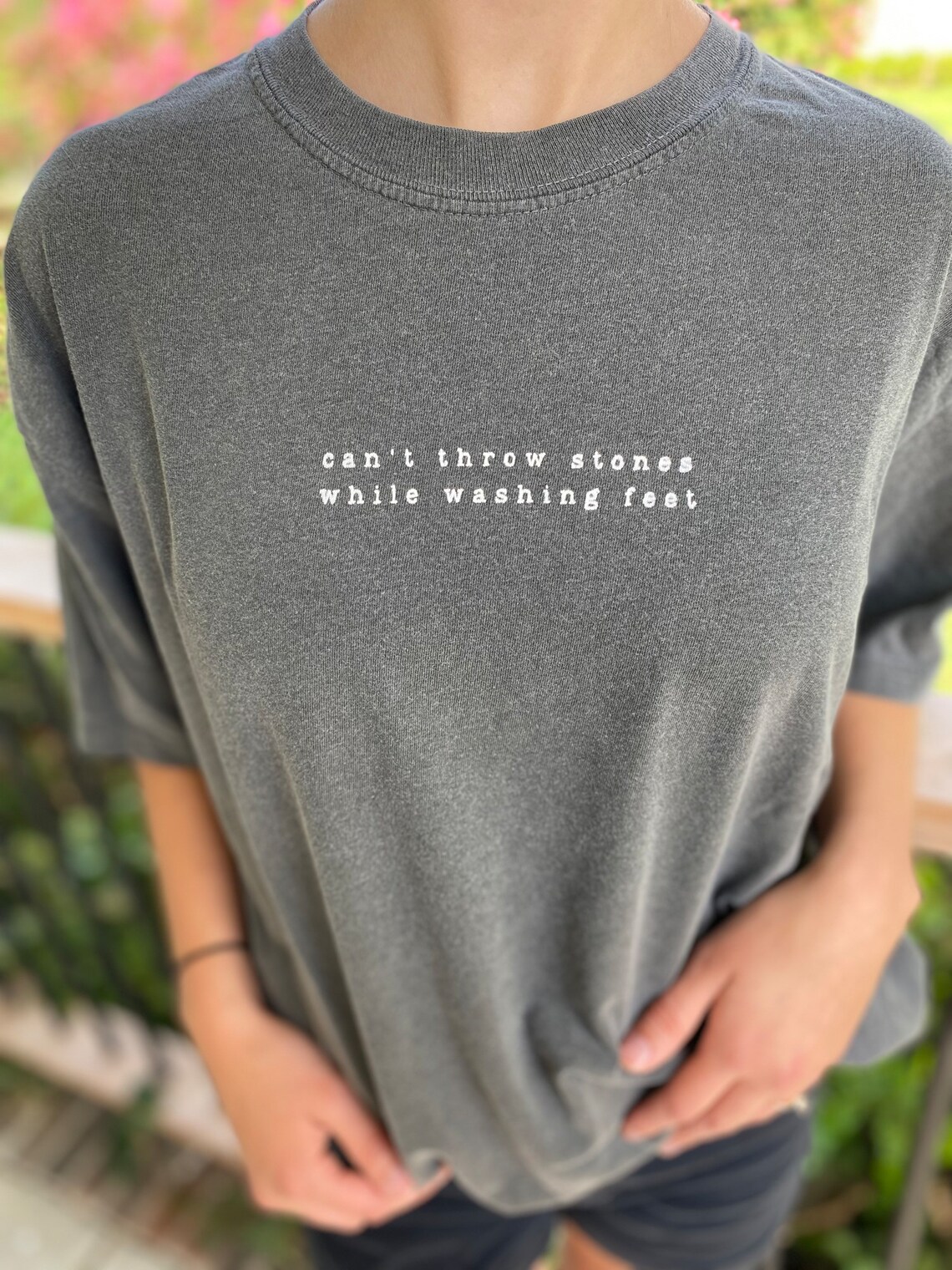 Cant Throw Stones Teebible Verse Tee Christian Comfort - Etsy