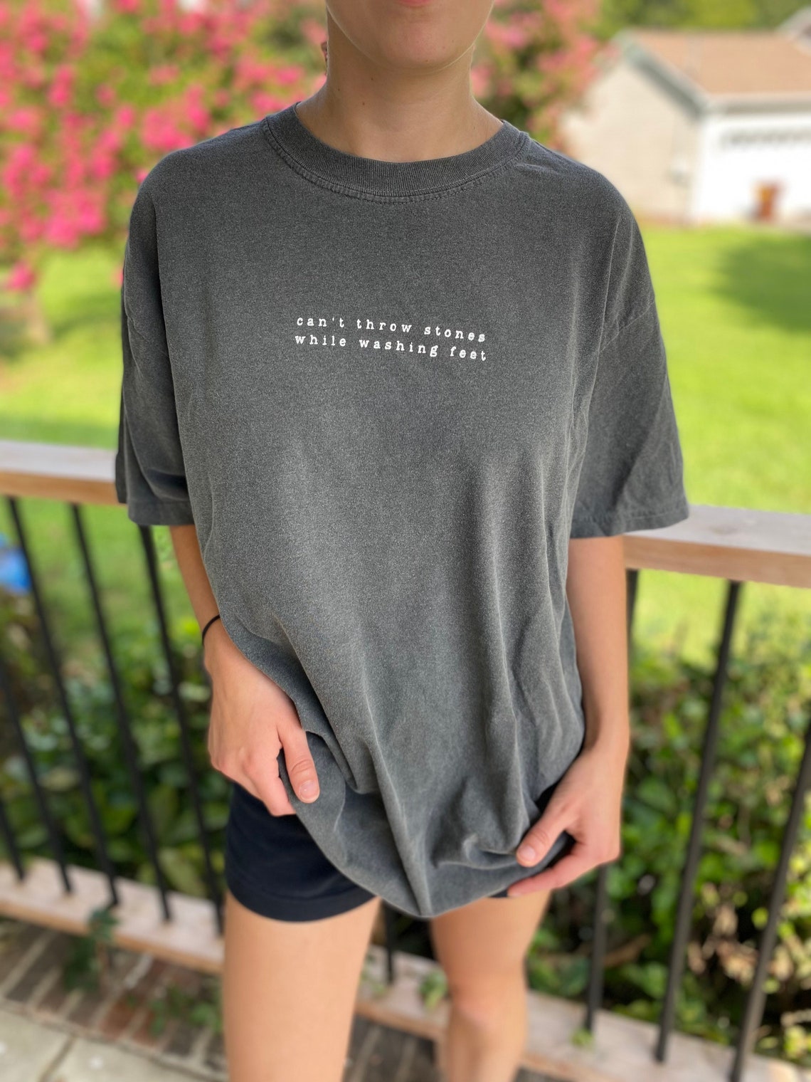 Cant Throw Stones Teebible Verse Tee Christian Comfort - Etsy