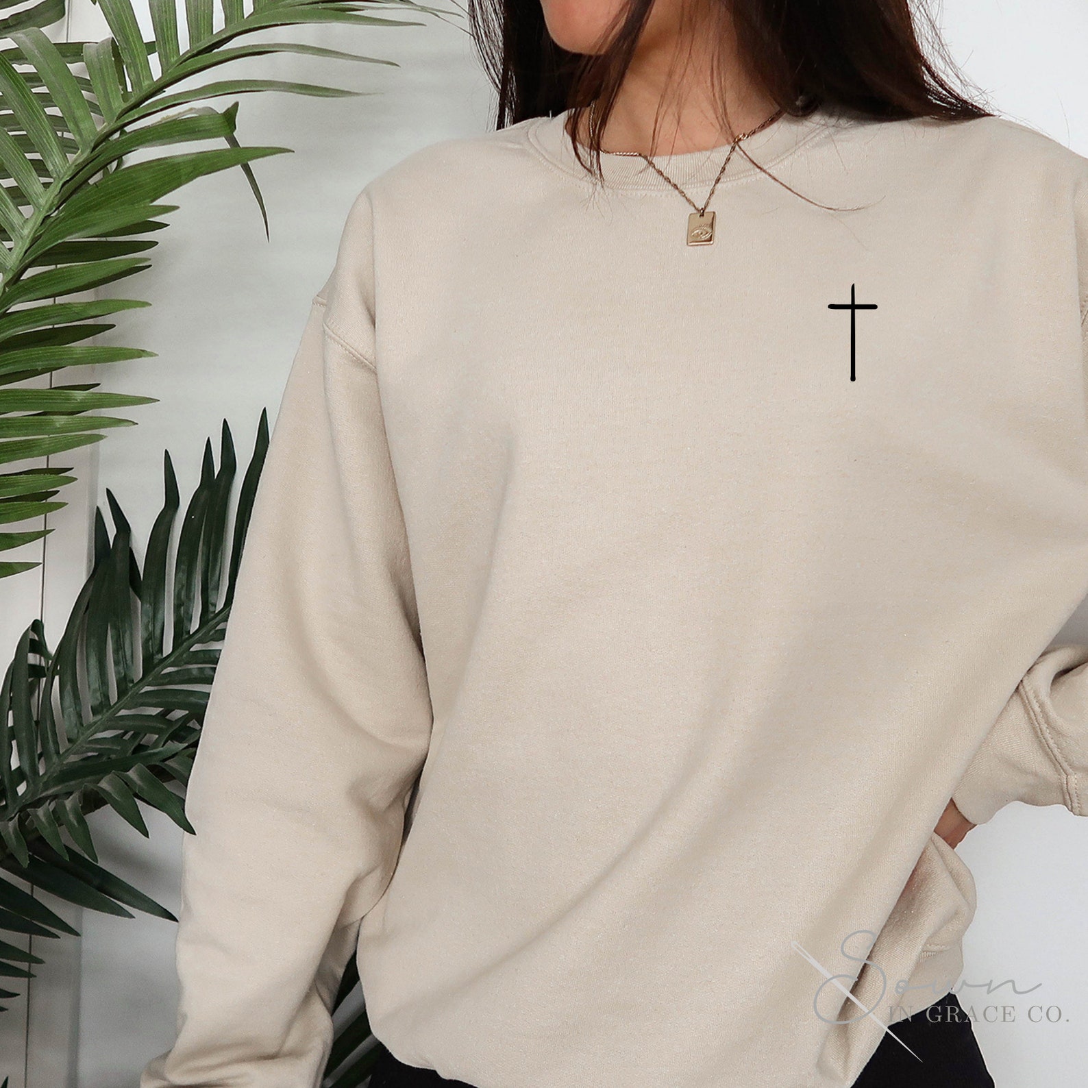 Christian Sweatshirt Bible Verse Christian Apparel Simple | Etsy