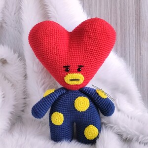 BTS Inspired Crochet Amigurumi Pattern KPOP Doll Large Alien Prince ...
