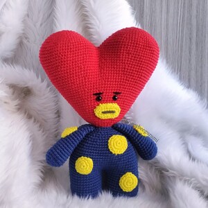 BTS Inspired Crochet Amigurumi Pattern KPOP Doll Large Alien Prince ...