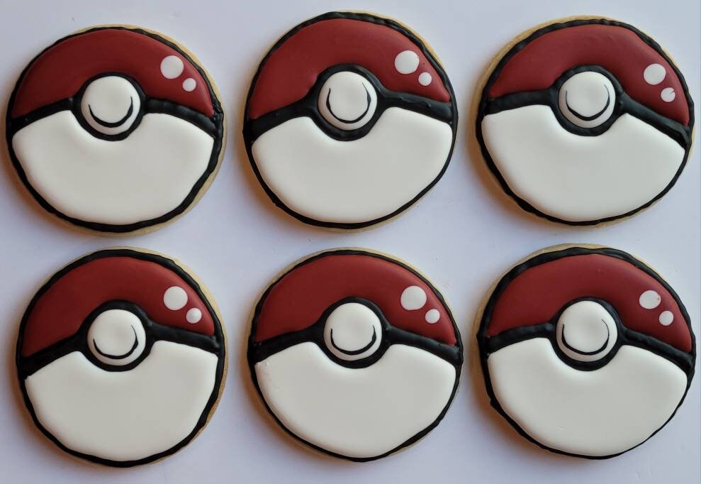 Pokeball Cookies
