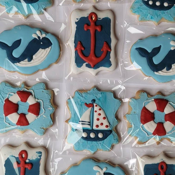 Nautical Cookies - Etsy
