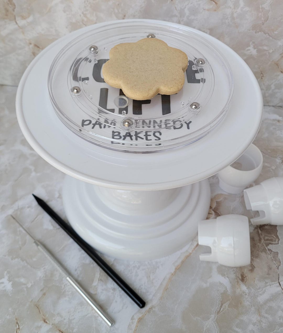 The Cookie Lift, Adjustable Sugar Cookie Decorating Stand - Etsy