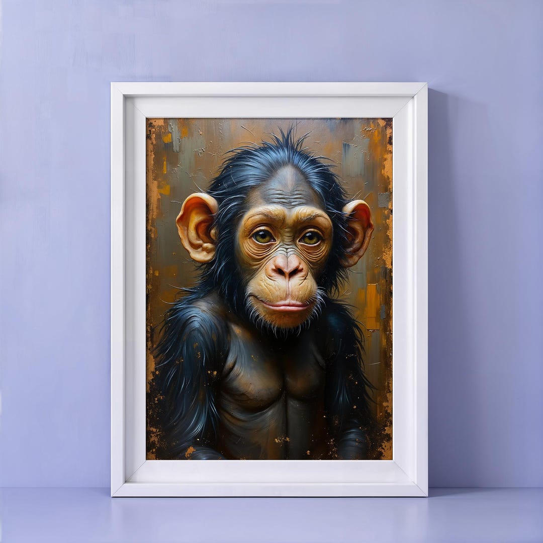 The Chimp Premium Wall Art Art Print Unframed Modern Home Decor Wall ...