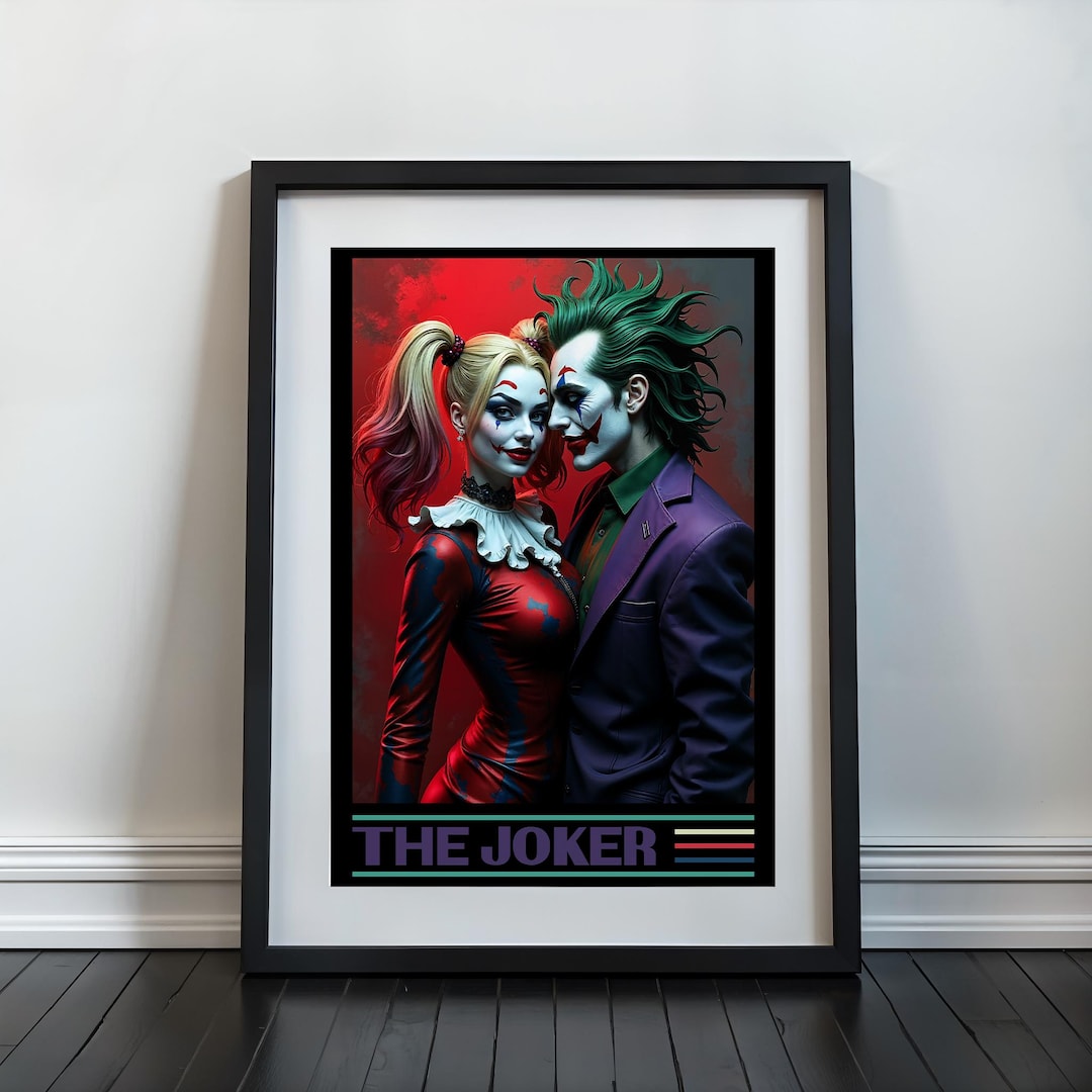The Joker Print | Premium Wall Art | Art Print | Unframed | Modern Home ...