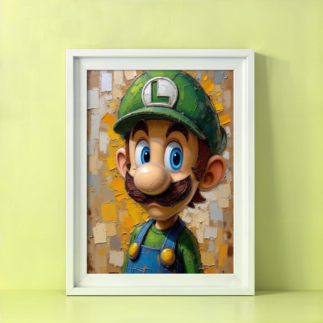Luigi | Premium Wall Art | Art Print | Unframed | Modern Home Decor ...