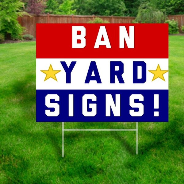 Political Yard Signs - Etsy