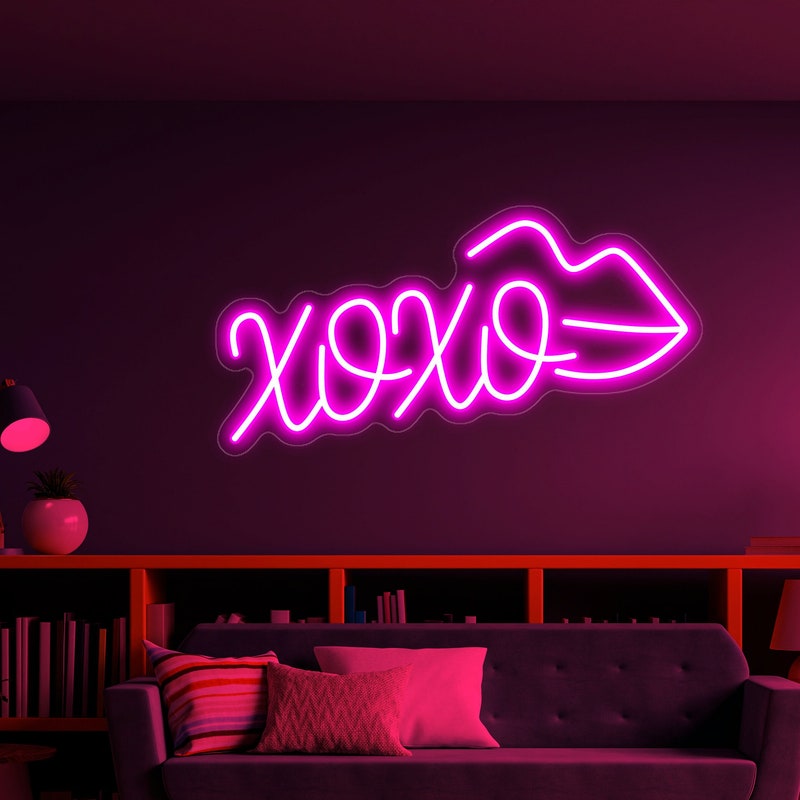 Pink Neon Sign - Etsy